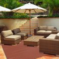 Pure Garden 6-Pack Polypropylene Interlocking Deck Tiles (Terracotta ...