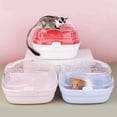 YIGSECU Pet Ventilable Carrier Travel-Case Chinchilla-Cage Small Pets ...