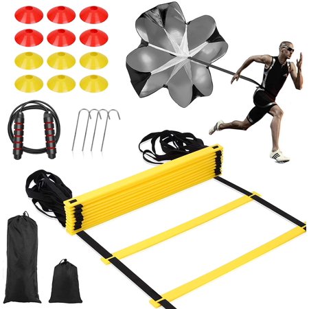 Speed Agility Training Set, Includes Speed Running Parachute ...