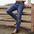 The Western Shops Men's Genuine Leather Ankle High Western Boot Side ...