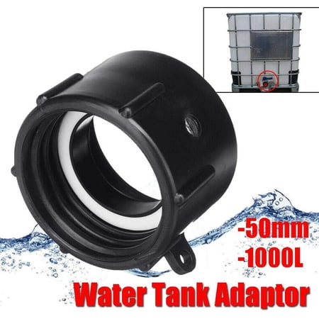 SEIWEI 1000L IBC Water Tank 50mm 2'' Valve Adapter Connector Barrels ...