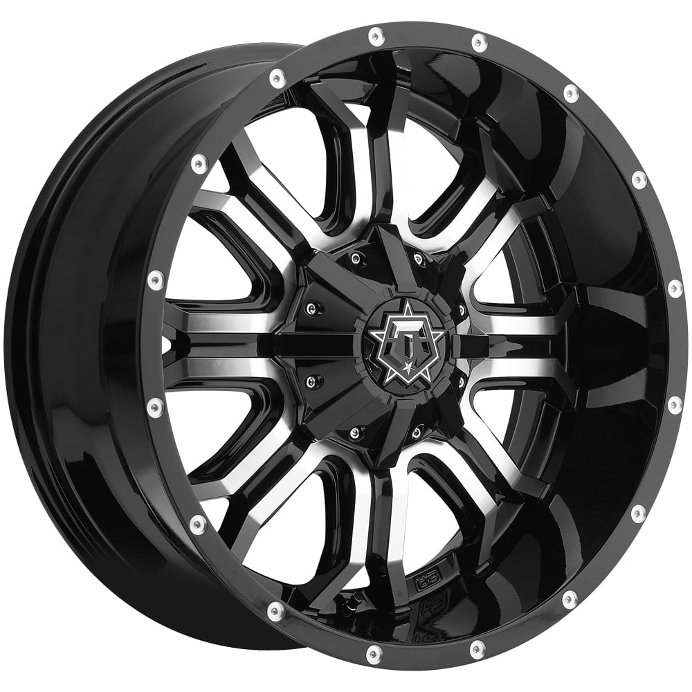 20" Inch TIS 535MB 20x9 6x135/6x139.7(6x5.5") +18mm Black/Machined ...