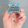 Admissions Coordinator retractable badge reel, id badge holder for ...