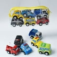 6pcs Plastic Portable Mini Toy Car Set Random Color Playing For Kids ...