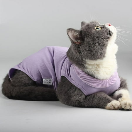 Margot Cat Lick Proof Sterilization Suit Velcro Strip Elastic Neckline ...