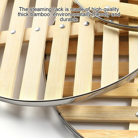 Steaming Stand Bamboo Stainless Steel Cooking Steaming Bamboo Steaming ...