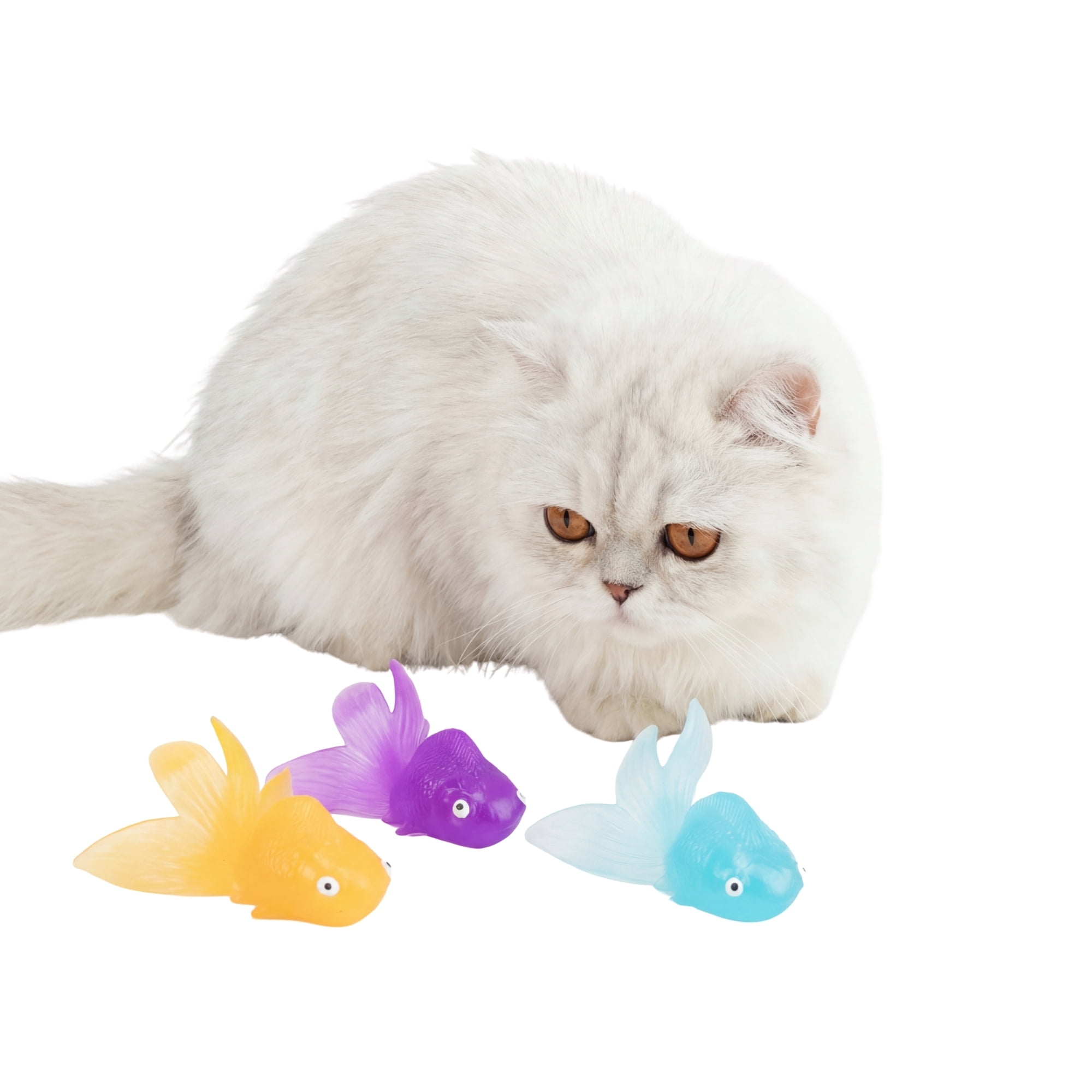 Click here for One Paw  3-Pack Silicone Fish Toy Set For Cats  Mu... prices
