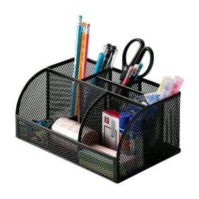 Innovative Storage Designs Desktop Organizer, 9 Compartments, Clear ...
