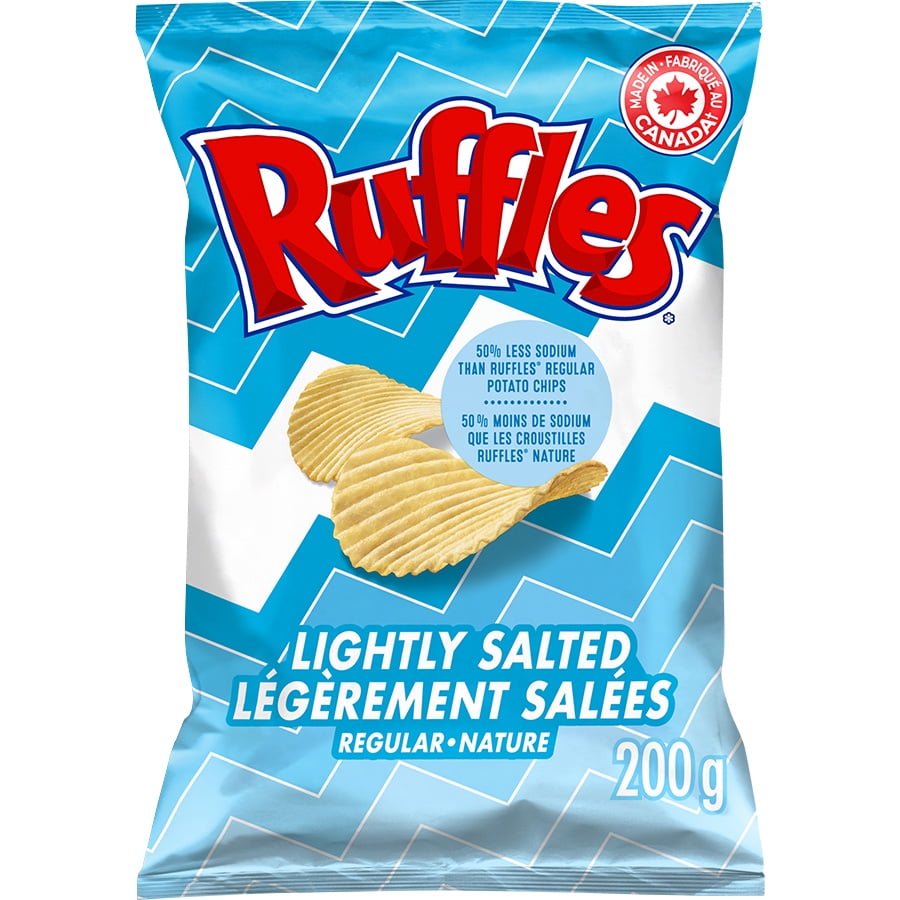 Click here for Ruffles Lightly Salted Potato Chips 200 G prices