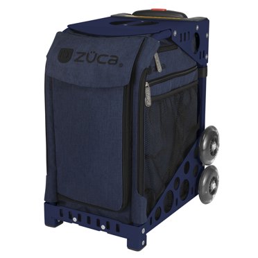 Zuca 18" Sport Bag - Imperial Plaid with Flashing Wheels (Blue Frame ...