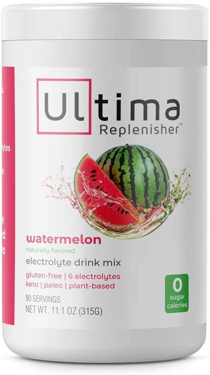 Ultima Replenisher Electrolyte Hydration Mix, Watermelon, 90 Servings ...