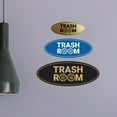 Signs ByLITA Oval Trash Room Sign - Laser-Engraved Lettering | Durable ...