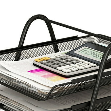 Mesh Desk Paper Holder Desk Document Tray Office Desk Document Tray ...