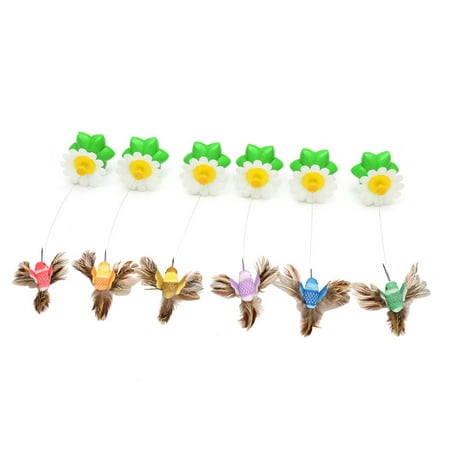 Justharion 1/2/3/5 Interactive Electric Rotating Bird Pet Toy Animal ...