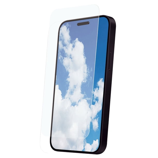 onn. Durable Corning Glass Screen Protector for iPhone 15 Pro Max with ...