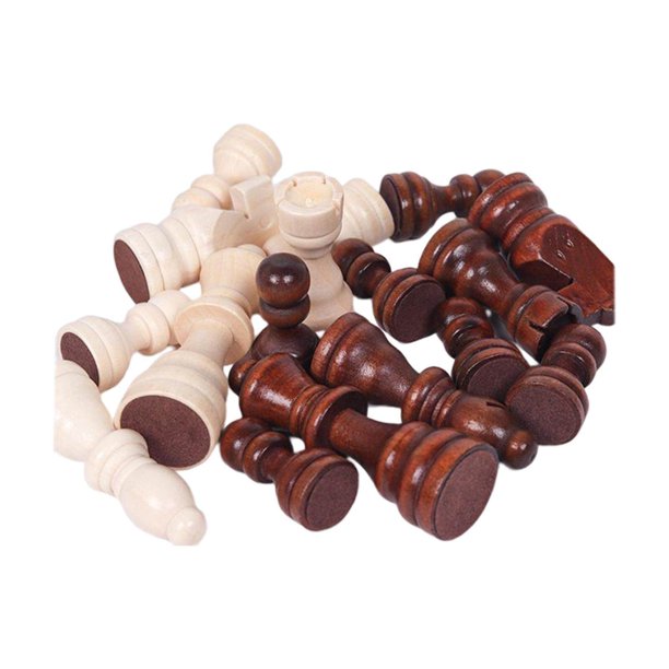 freestylehome Wood International Chess Piece Set of 32 Padded Felt ...