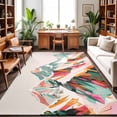 Area Rug 3x5ft Abstract Mountain Washable Area Rugs for Living Room ...