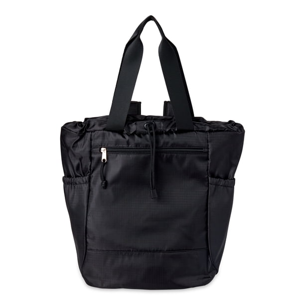 Athletic Works Women's Athleisure Tote Bag Backpack Black - Walmart.com