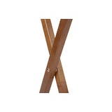 Mainstays Modern Indoor Folding Tray Table Set of 2, Walnut, Solid ...