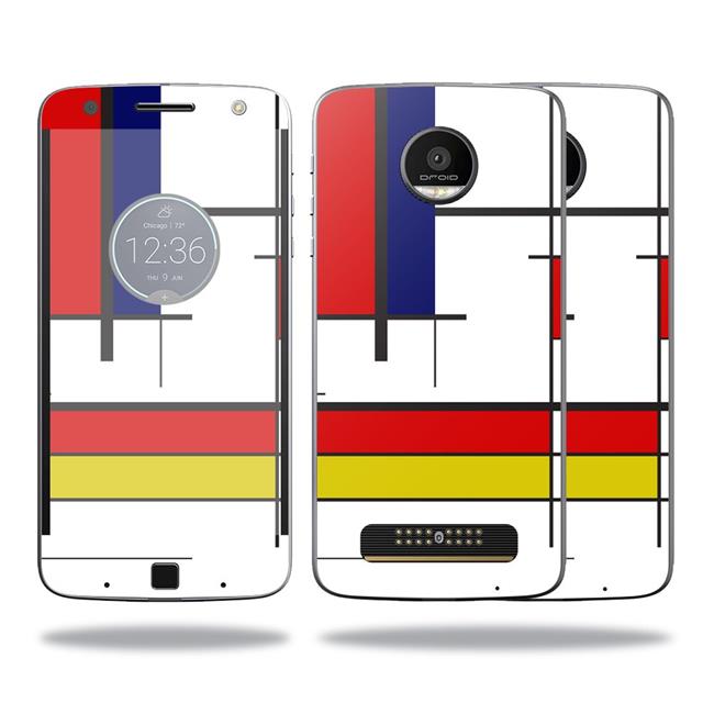 MightySkins MOMZFO-Deco Skin for Motorola Moto Z Force Sticker Wrap ...