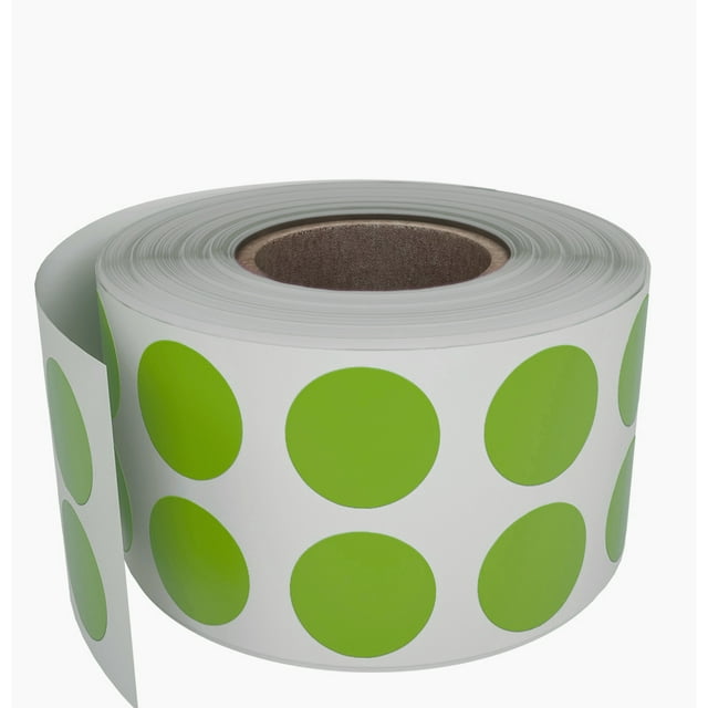 Royal Green 1/2 inch Sticker Dots Olive Green Round Label Roll 13mm ...