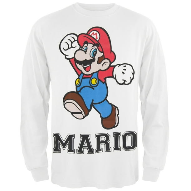 Nintendo - Nintendo - Mario Jumping Long Sleeve T-Shirt - Large ...