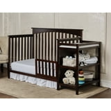 Dream On Me Chloe 5-in-1 Convertible Crib and Changer, Espresso ...