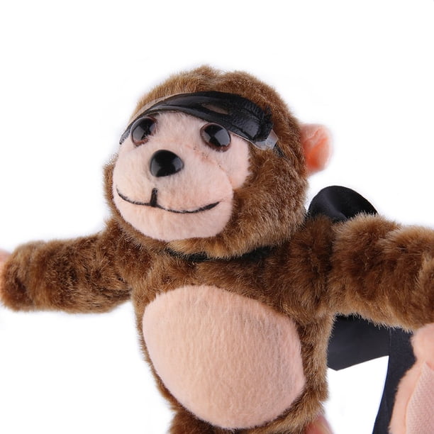 New Cute Flying Cartoon Monkey Screaming Flying Slings Plush Toys ...