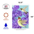 Toland Home Garden Hungry Hungry Hummingbirds Bird Hummingbird Flag ...