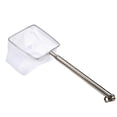 Aquarium Square Fish Net with Suction Cup Extendable Long Handle Fine ...