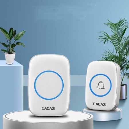 Lepai Wireless Doorbell Ringer (1 Receiver + 1 Transmitter), Long ...