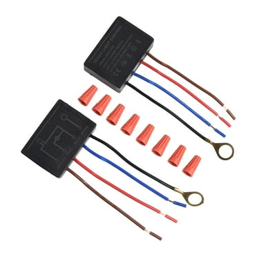 2 Pack Touch Dimmer Switch for Lamp 3 Way Touch Control Module 3 Levels ...