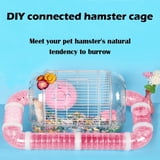 IBEQUEM, Hamster Tunnel Adventure External Pipe Kit, 16pcs, Pink ...