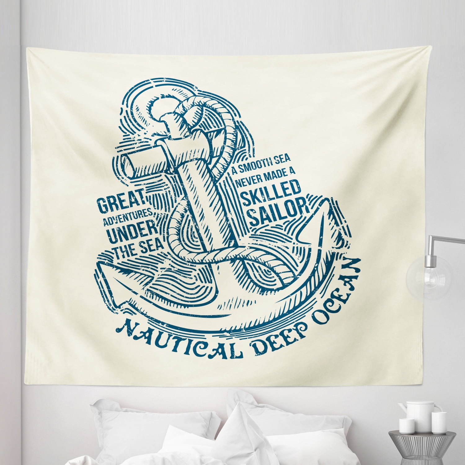 Anchor Tapestry, Anchor Skilled Sailor Adventures Under the Sea ...