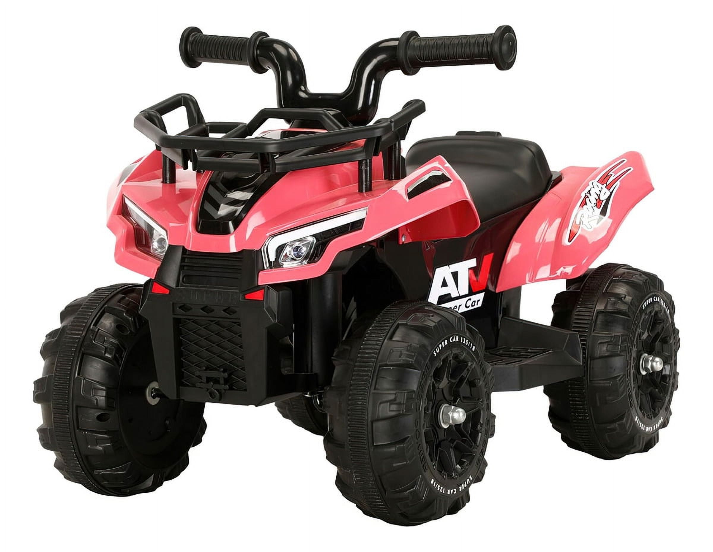 Cuatrimoto Montable Eléctrica Little monkey 6v Moto Niña Música Led rosa | Bodega Aurrera en línea