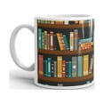 Library Books Literature Librarian Coffee Tea Ceramic Mug Office Work ...