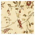 SAFAVIEH Lyndhurst Milo Floral Border Runner Rug, Ivory/Multi, 2'3" x ...