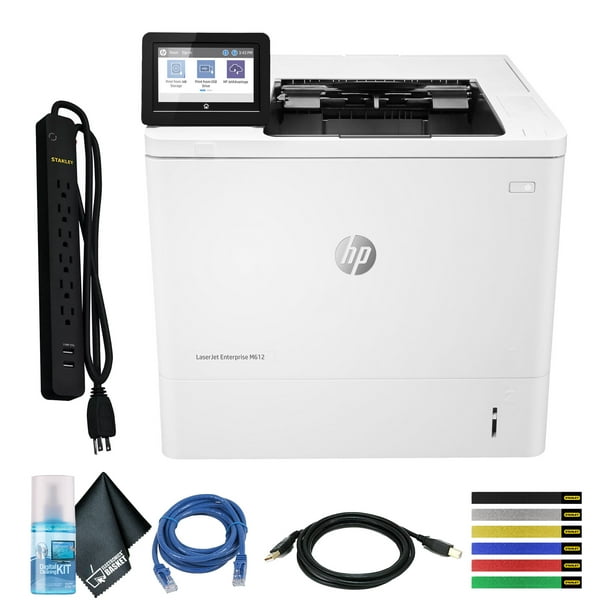 HP LaserJet Enterprise M612dn Printer (7PS86A#BGJ) + Surge Protector ...
