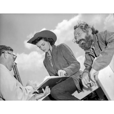 On the set of The French Line Photo Print (8 x 10) | Walmart Canada