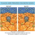 Toland Home Garden Peekaboo Cat Jack O Lantern Halloween Flag Double ...