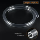 Uxcell 15mm ID 20mm OD 1m Clear Vinyl Tubing Flexible Hose Plastic Tube ...