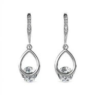 Swarovski Lucky Goddess Clip Earrings - White - Gold Plating - Walmart.com