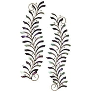 Traditional Morgan Decorative Metal Wall Topper Platinum 42”Wx19”H ...