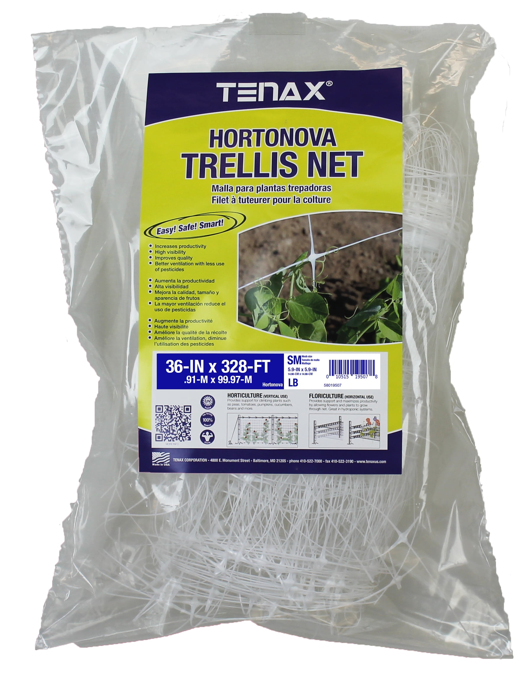 Tenax Hortonova Plant Net - Walmart.com