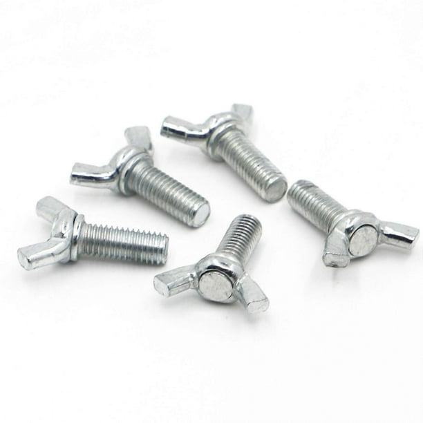 Tornillos de mariposa de acero galvanizado, M4, M5, M6, M8, M10 y M12, DIN316, 1-10 unidades ...