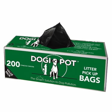 DOGIPOT 1402-20 20 Roll Case, Litter Pick up Bag Rolls, 200 Bags per ...