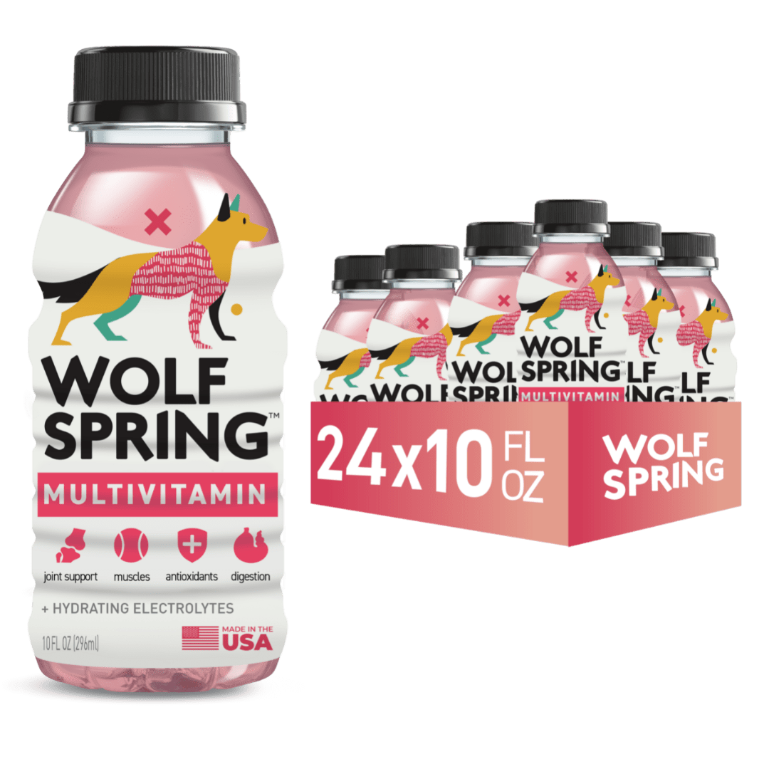 Wolf Spring Multivitamin Drink For Dogs | 24-Pack - Walmart.com
