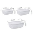Fridge Organizer, Stackable Refrigerator Organizer Bins with Lids ...