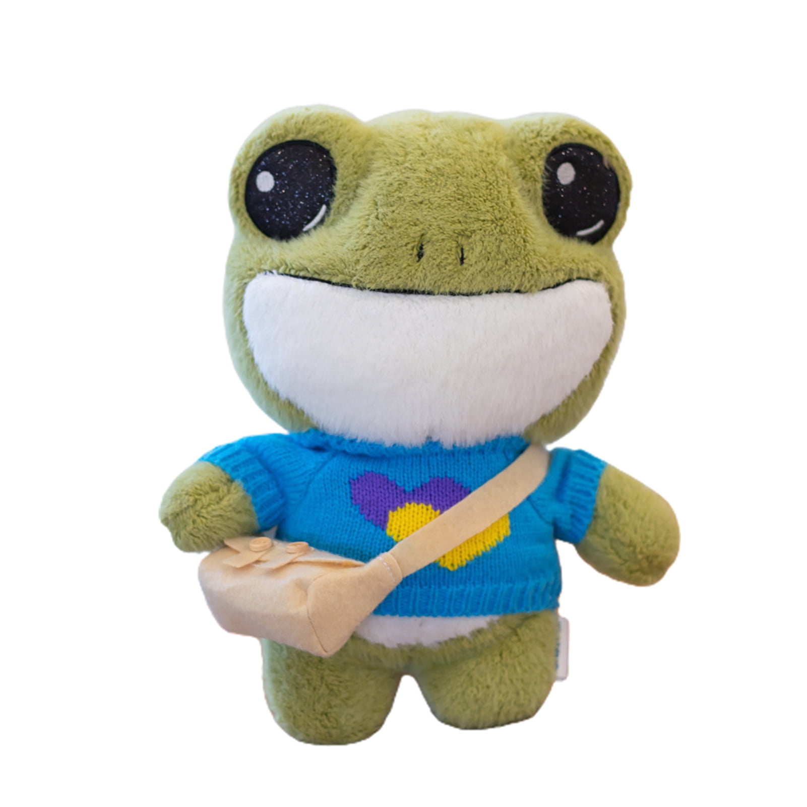 LIWEN Plush Doll Cartoon Interesting Expression Lovely Vivid Frog Plush ...