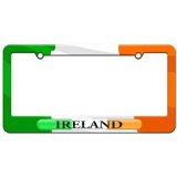 Ireland Irish Flag License Plate Tag Frame, Irish Flag Design - Walmart.com